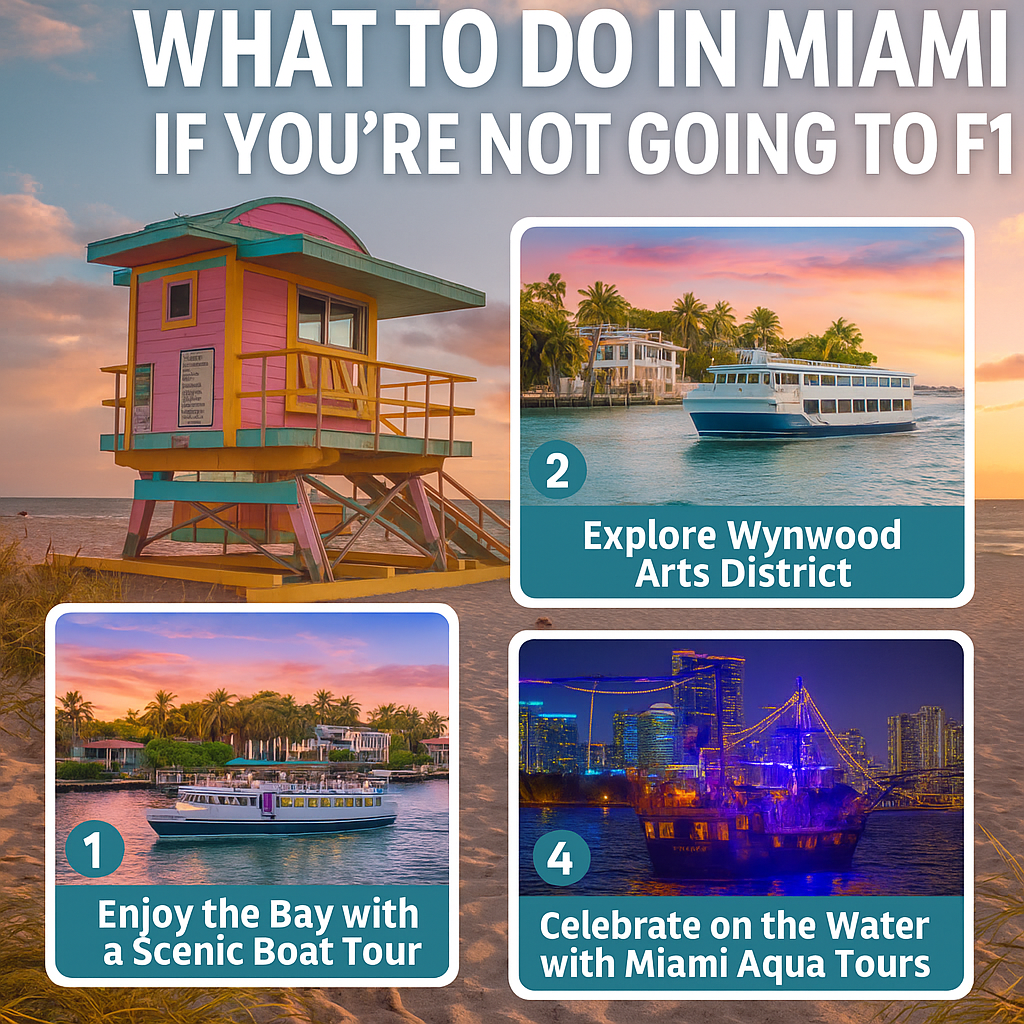 🏖️ What To Do In Miami If You’re Not Going To F1. | Miami Aqua Tours
